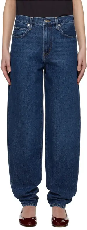 FRAME The Narrow High Waist Jeans - Blue