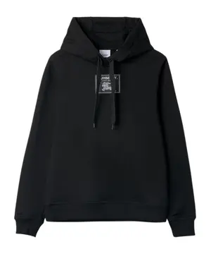 Burberry Logo Patch Drawstring Hoodie