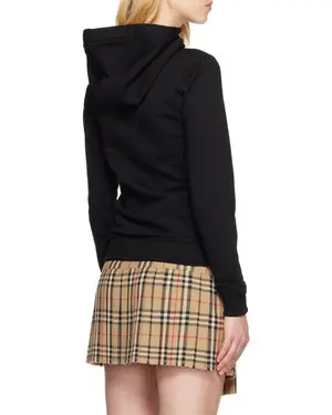 Burberry Logo Patch Drawstring Hoodie