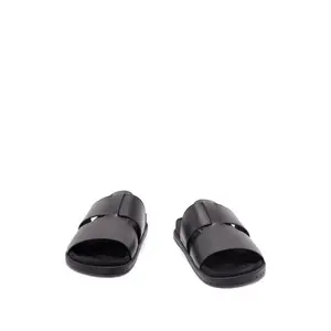 Dolce & Gabbana Logo Detailed Slides - Black