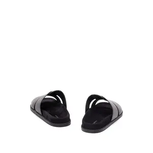 Dolce & Gabbana Logo Detailed Slides - Black