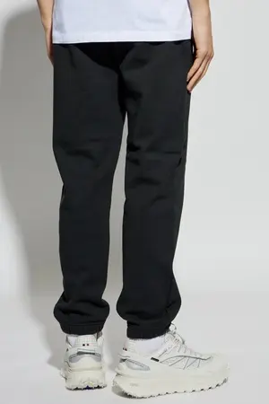 Moncler Logo Patch Drawstring Pants - Black