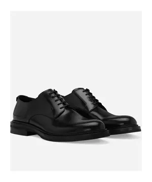 Dolce & Gabbana Brushed Lace-up Derby Shoes