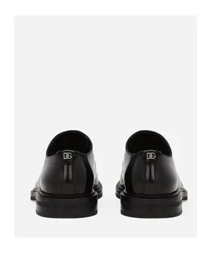 Dolce & Gabbana Brushed Lace-up Derby Shoes