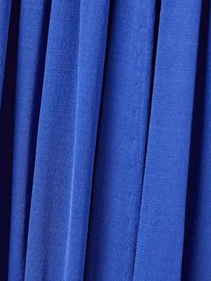 Zimmermann Strapless Ribbed Maxi Dress With Pleated Skirt