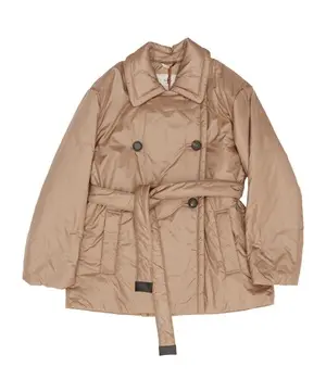 Max Mara The Cube Calla Padded Trench Coat - Light Brown