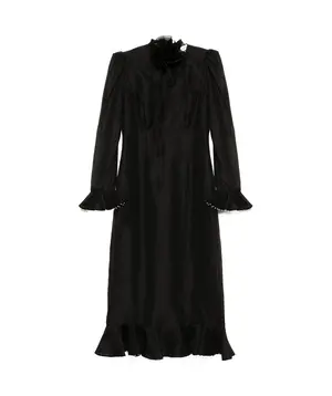 Zimmermann Crush Flower Dress With Ruffled Details