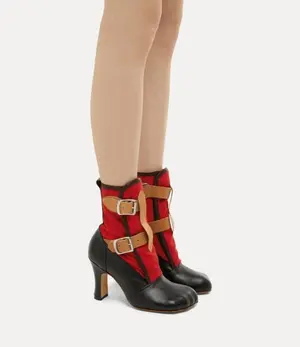 VIVIENNE WESTWOOD Bondage Buckled Boots - Red