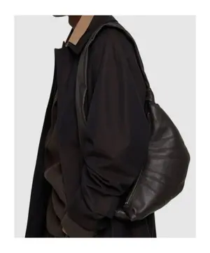LEMAIRE Small Croissant Bag - Black