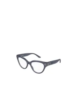 Balenciaga Cat Eye Frame Eyeglasses - Gray