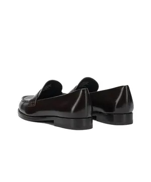 Tory Burch Round Toe Loafers - Brown