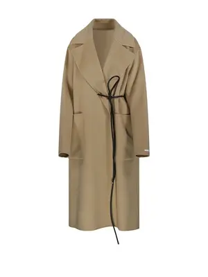 Sportmax Abate Virgin Wool Robe Coat