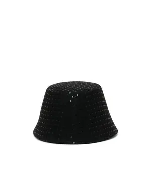 MAISON MICHEL Sequined Bucket Hat