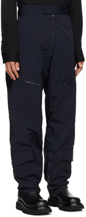 Bottega Veneta All-over Zip Detailed Trousers - Black