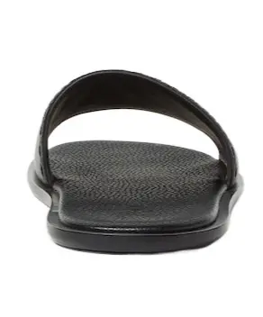 Fendi Roma Logo Embossed Slides