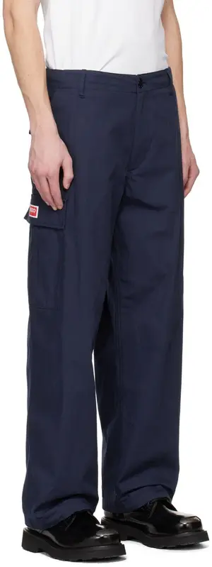 Kenzo Mid-rise Straight-leg Cargo Trousers