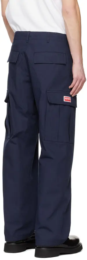 Kenzo Mid-rise Straight-leg Cargo Trousers