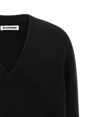 JIL SANDER Long Sleeve V-neck Jumper