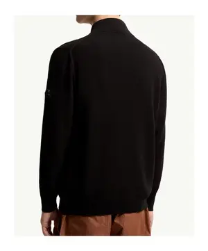 Moncler Zip-up Logo Patch Cardigan