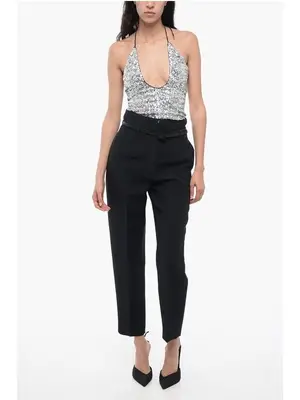 Dior Wool High Waist Pants