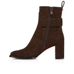 CHRISTIAN LOUBOUTIN Suede 70mm Lock Boots
