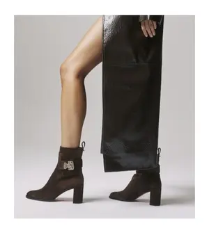 CHRISTIAN LOUBOUTIN Suede 70mm Lock Boots