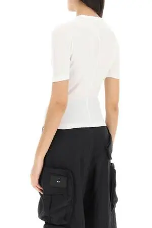 Y3 Short Sleeve Crewneck Top - No