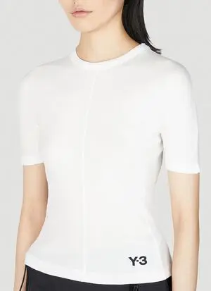 Y3 Short Sleeve Crewneck Top - No