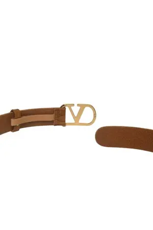 Valentino Garavani Vlogo Signature Belt - Brown