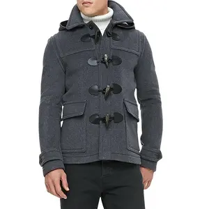 Burberry Long-sleeved Lapel Coat With Toggle Closures