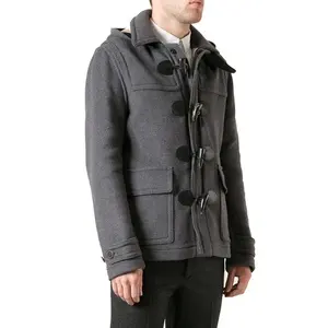 Burberry Long-sleeved Lapel Coat With Toggle Closures