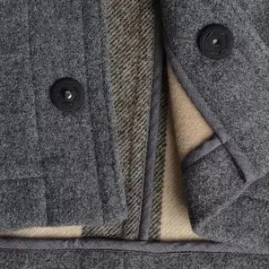Burberry Long-sleeved Lapel Coat With Toggle Closures