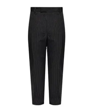 Alexander McQueen Lurex Thread Tailored Trousers