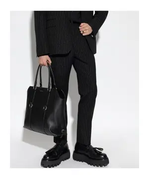 Alexander McQueen Lurex Thread Tailored Trousers