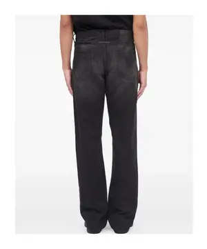 MAISON MARGIELA Washed Straight-leg Jeans - Black