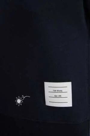 Thom Browne Floral Embroidery T-shirt