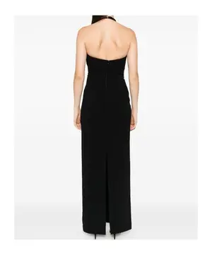 Solace Riva Halterneck Draped Maxi Dress