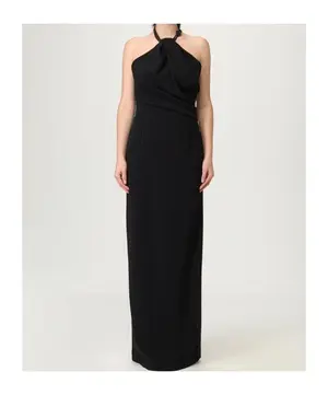 Solace Riva Halterneck Draped Maxi Dress