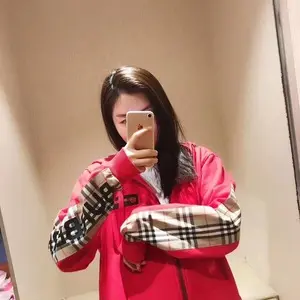 Burberry Checked Hooded Zip-up Sweatshirt