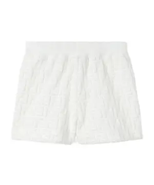 Fendi Terry Monogram Baby Bermuda Shorts