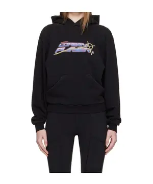 Coperni Long Sleeve Logo Print Hoodie