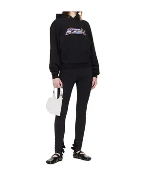 Coperni Long Sleeve Logo Print Hoodie