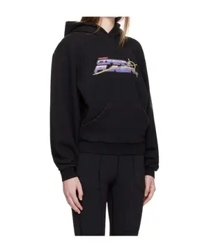Coperni Long Sleeve Logo Print Hoodie