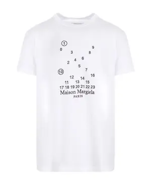 MAISON MARGIELA Graphic-printed Crewneck T-shirt - No