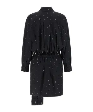 Giuseppe Di Morabito Embellished Long-sleeve Shirt Dress