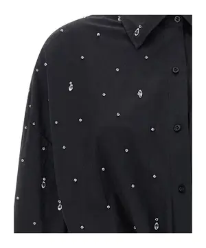 Giuseppe Di Morabito Embellished Long-sleeve Shirt Dress