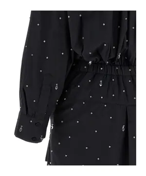 Giuseppe Di Morabito Embellished Long-sleeve Shirt Dress