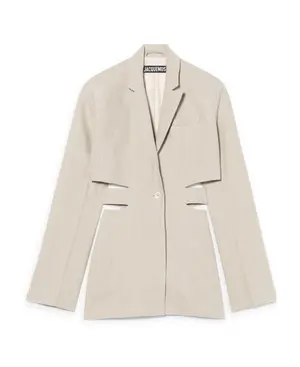 Jacquemus Cut-out Blazer Mini Dress - No