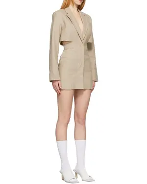 Jacquemus Cut-out Blazer Mini Dress - No