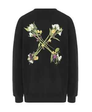 Off-White Flock Arrows Logo Sweatshirt